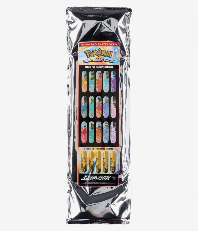 Santa Cruz x Pokémon - Blind Bag 8" x 31.6" Skateboard Deck | Just ...